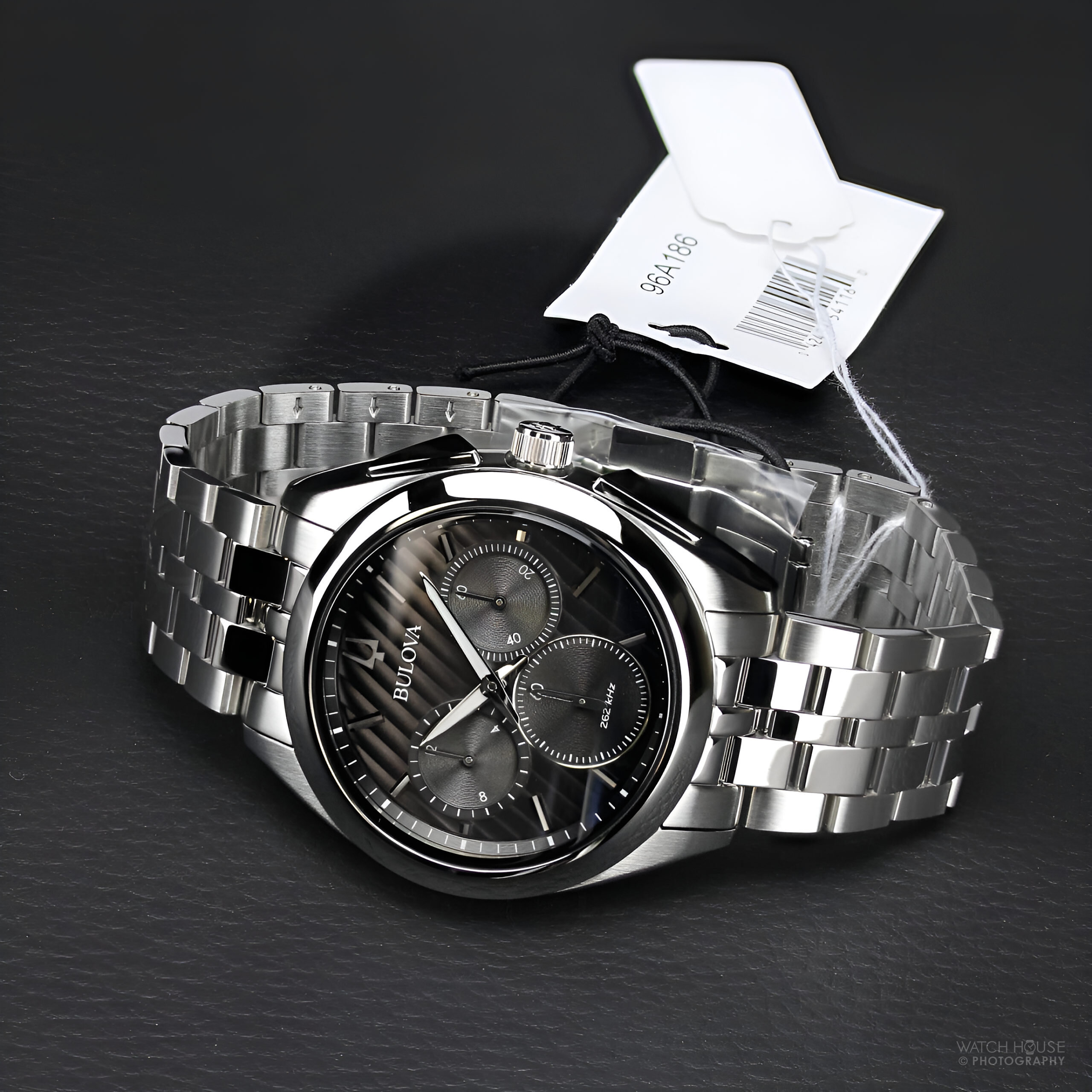 Bulova 96A186 Curv Gents 262 kHz Chronograph