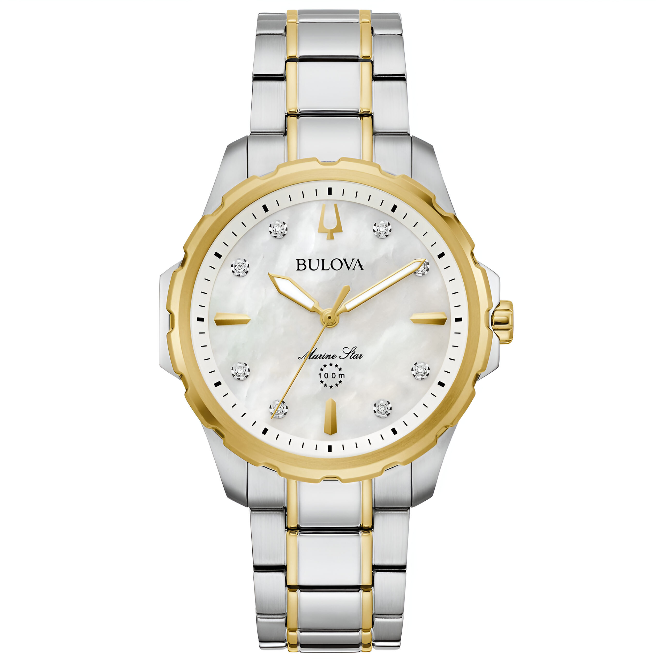 Bulova 98P227 Marine Star women's watch with 8 diamonds