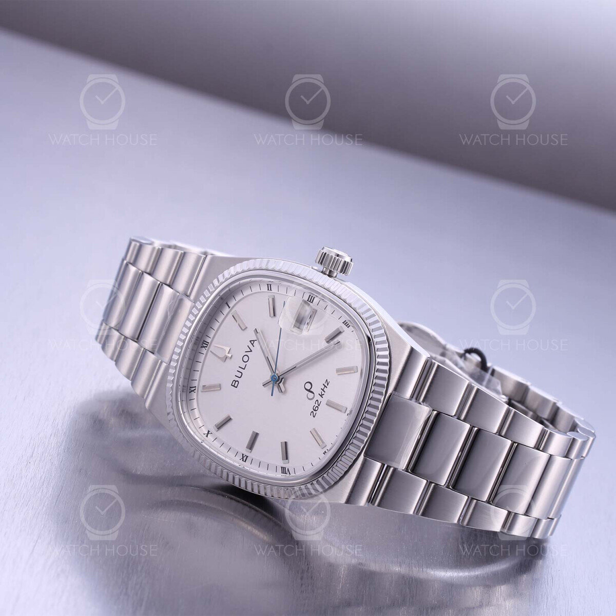 Bulova Super Seville Precisionist 96B444 - Stainless Steel & Silver Di