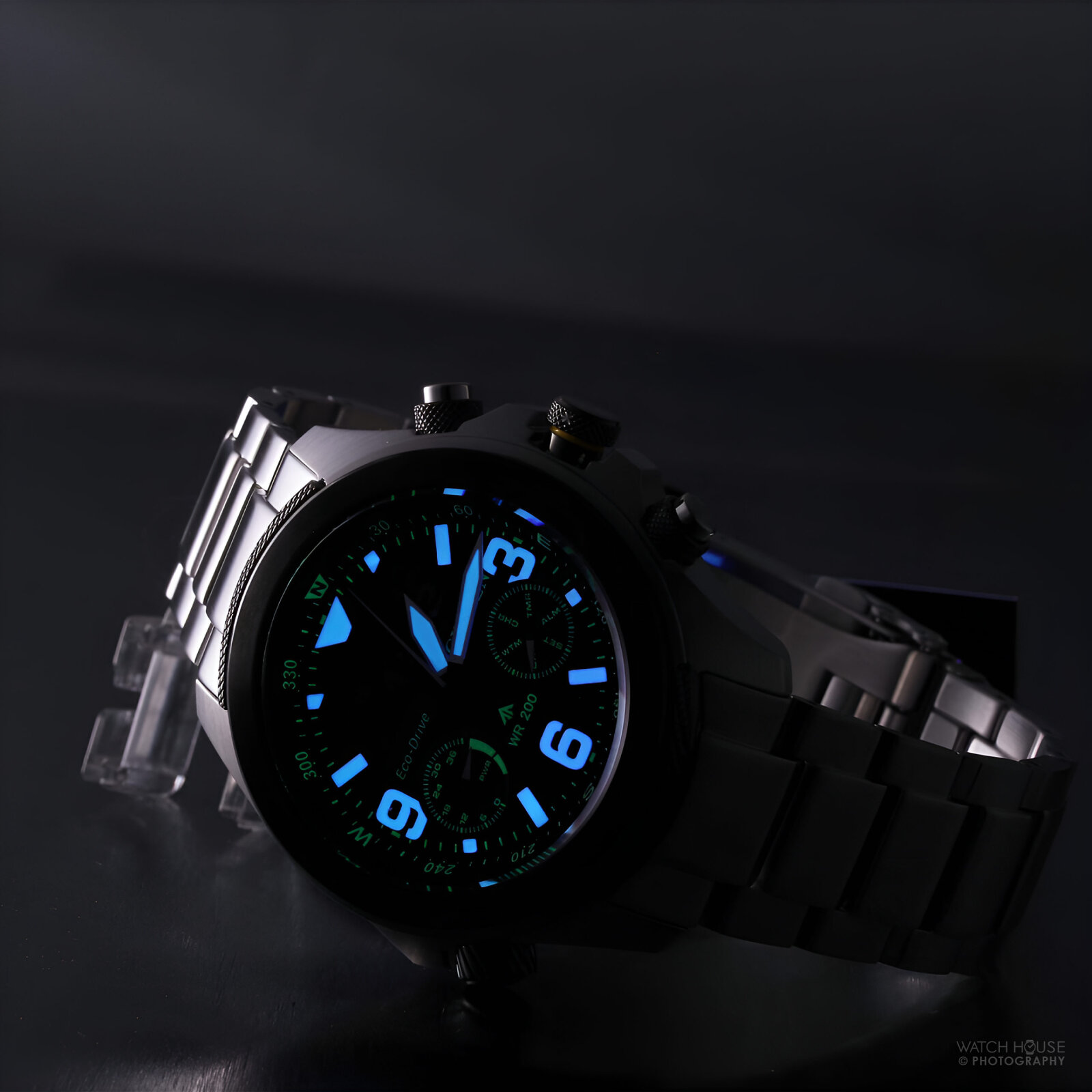 Citizen Promaster Land Combo Eco Drive Chrono JV1006-51L Blau