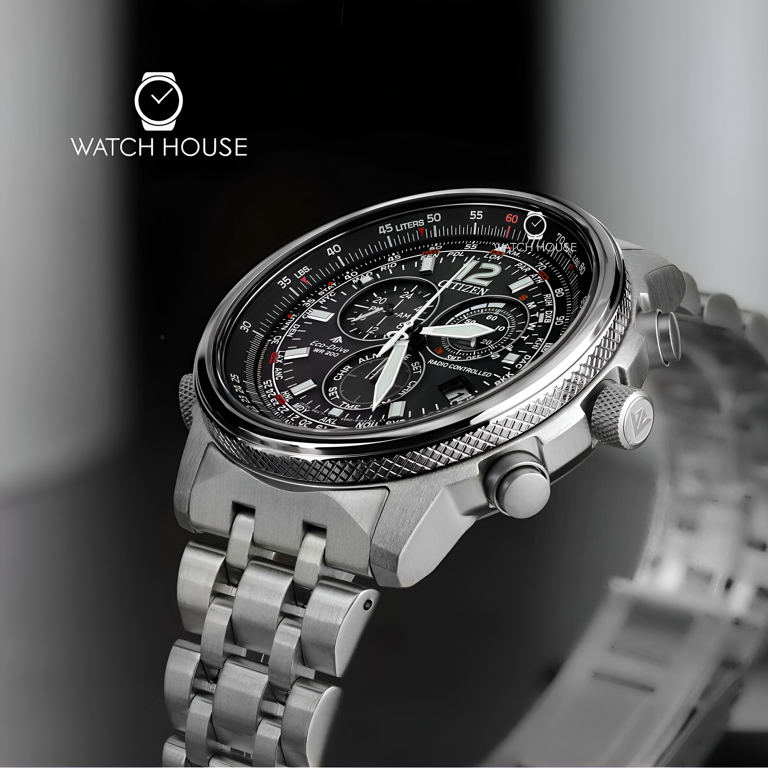 Citizen Promaster Sky CB5860-86E Eco Drive Solar Watch Men's Radio Chr