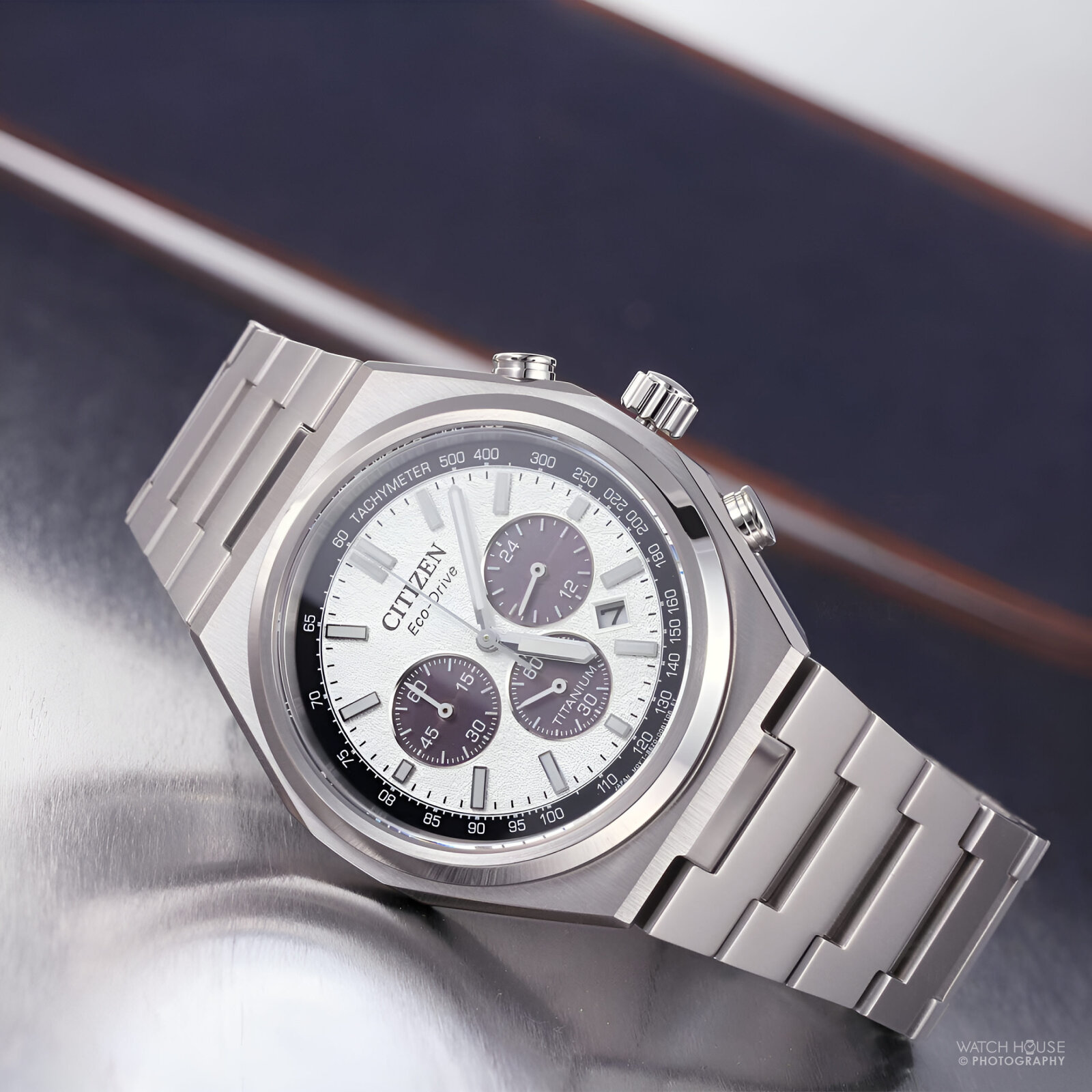 Citizen Zenshin Chrono Super Titanium CA4610-85A Panda