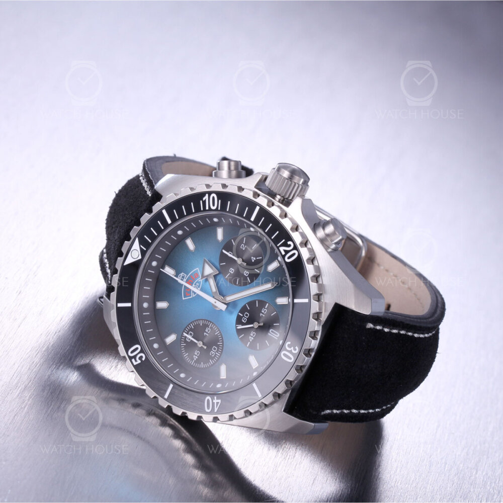 Ruhla 1929 Glasbach Cup Chronograph 4970-2 Schwarz