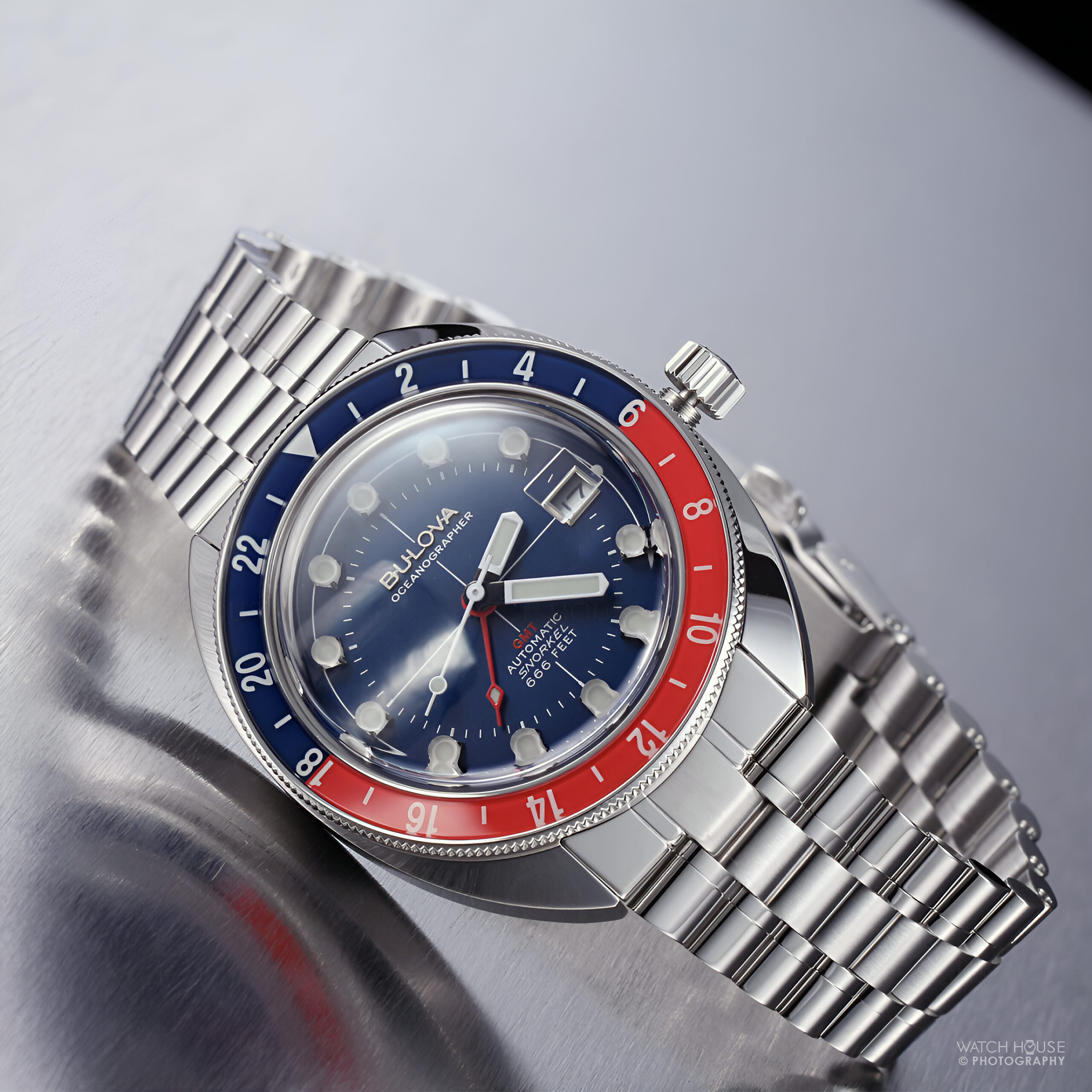 Bulova Oceanographer 96B405 - GMT Pepsi