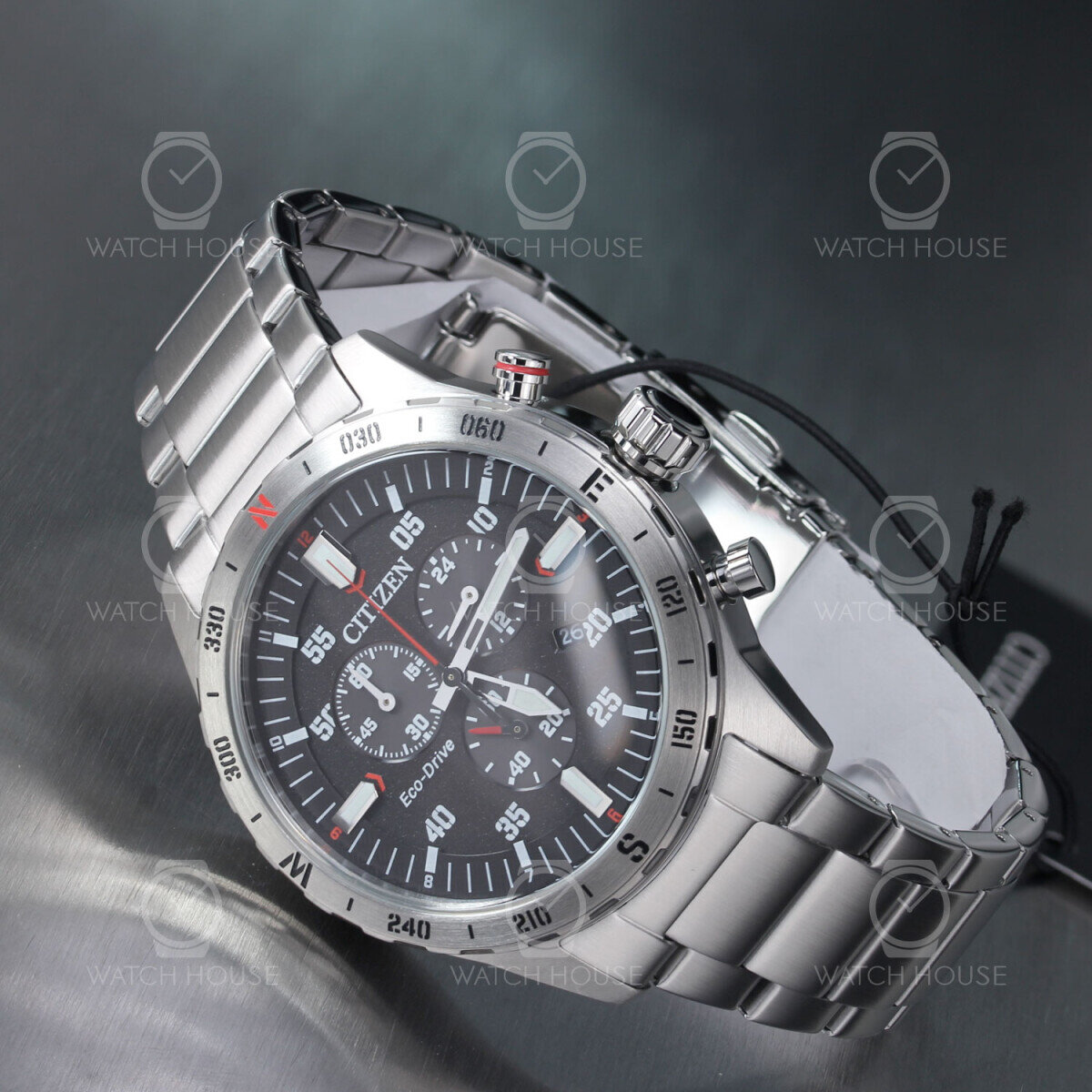 Citizen H500 Eco Drive Herren Chronograph AT2520-89E Schwarz