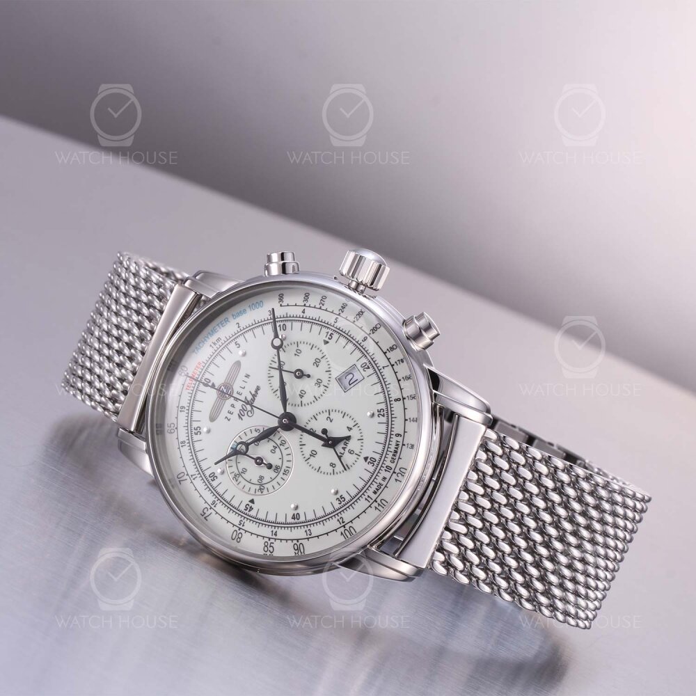 Zeppelin 8680-3 Serie 100 Jahre Zeppelin Alarm Chronograph