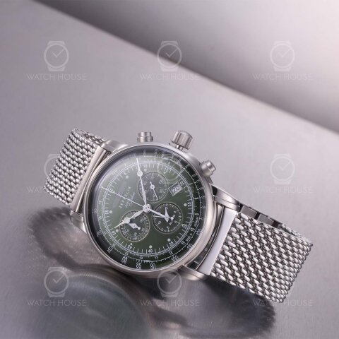 Zeppelin 8680-3 Serie 100 Jahre Zeppelin Alarm Chronograph