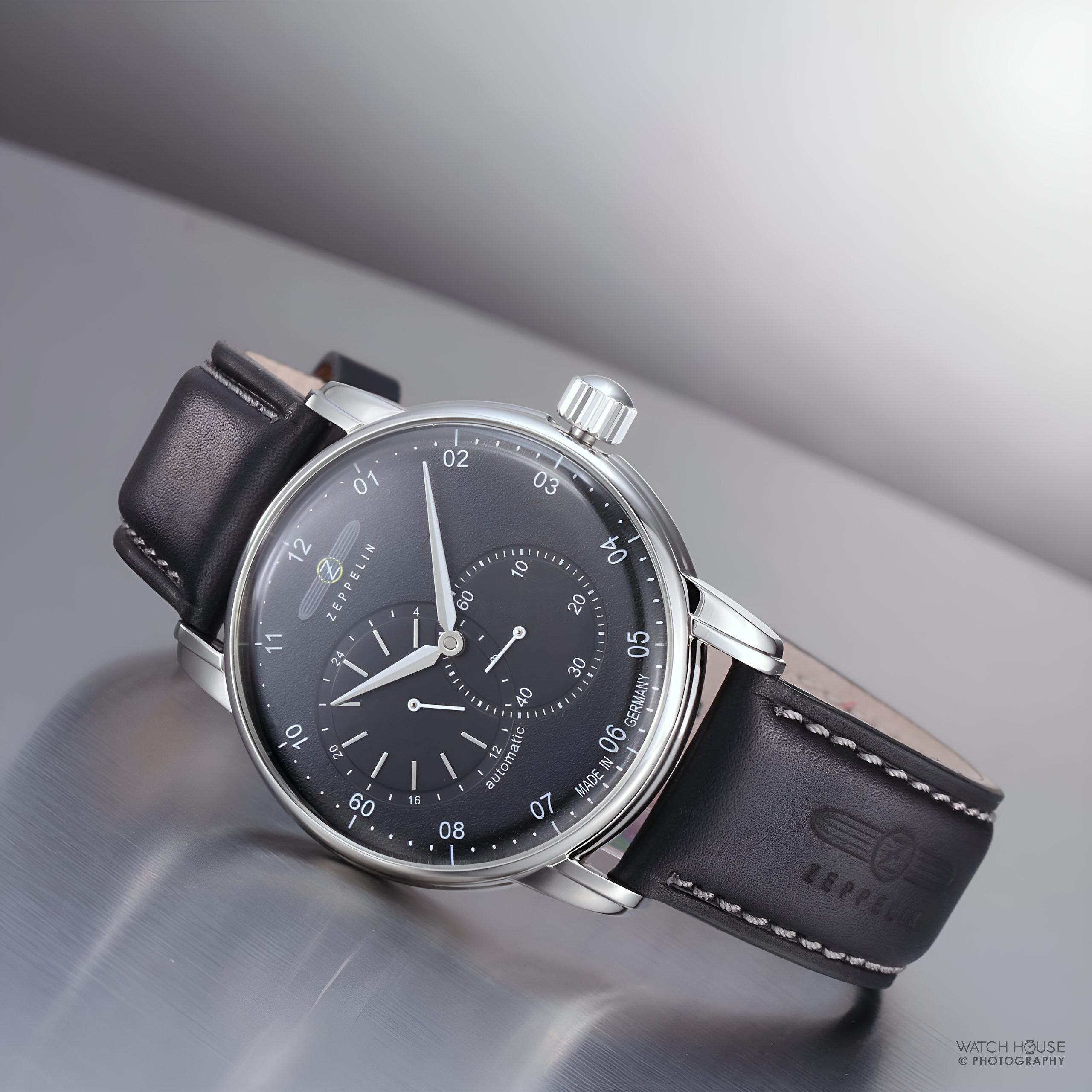 Zeppelin New Captain's Line automatic watch 8662-2 black
