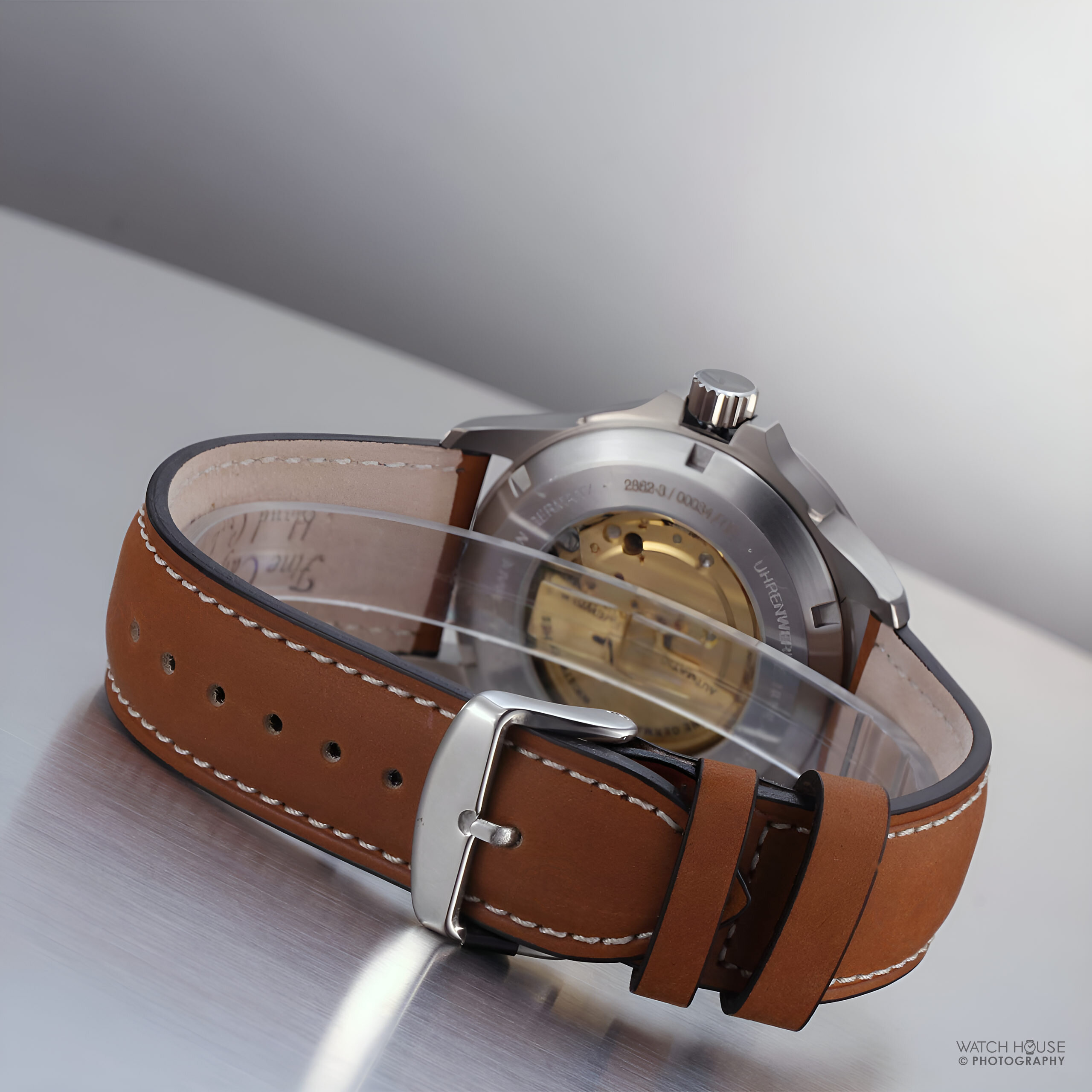 Bauhaus Aviation Iron Annie automatic watch 2862-3 blue