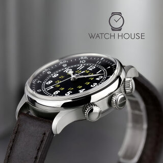 Bulova A-15 Pilot 96A245 GMT Automatikuhr mit 2 drehbaren Innenringen