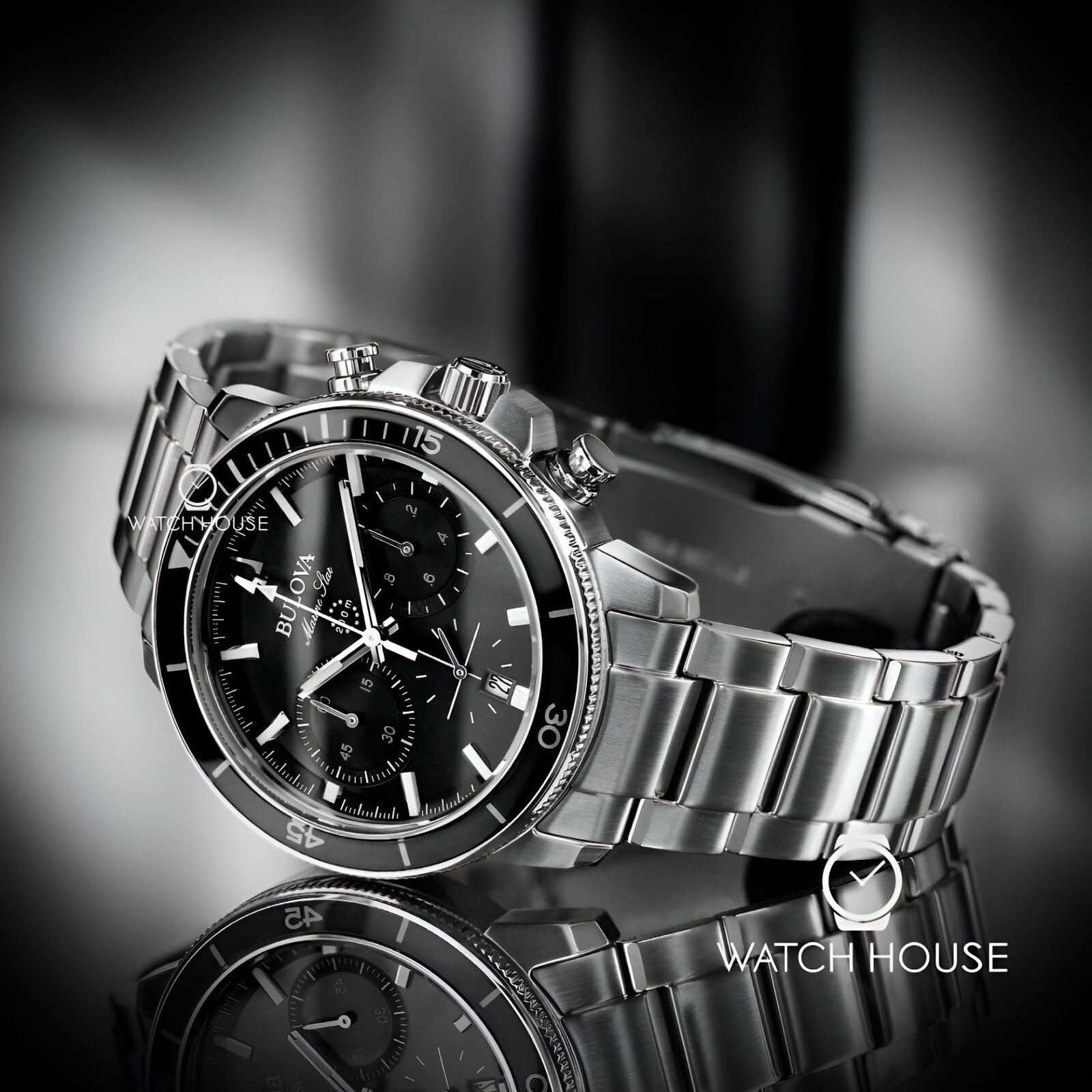 Bulova Marine Star 96B272 Chronograph Herren Armbanduhr