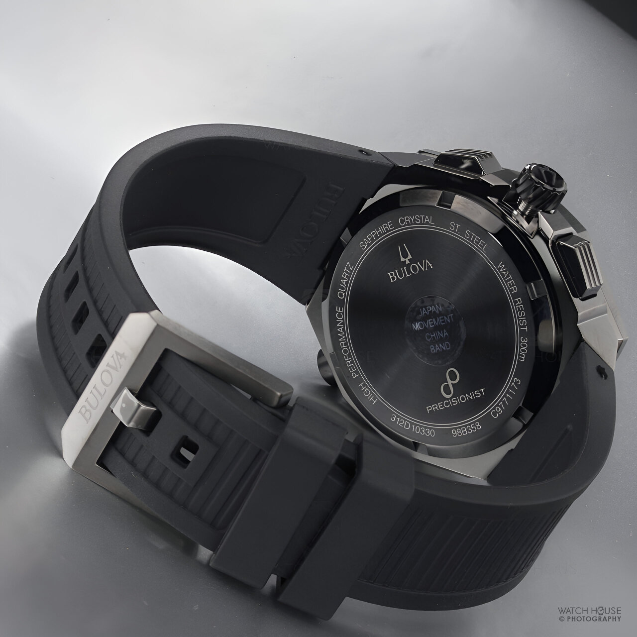 Bulova Precisionist Series X 98B358 Chronograph in Schwarz