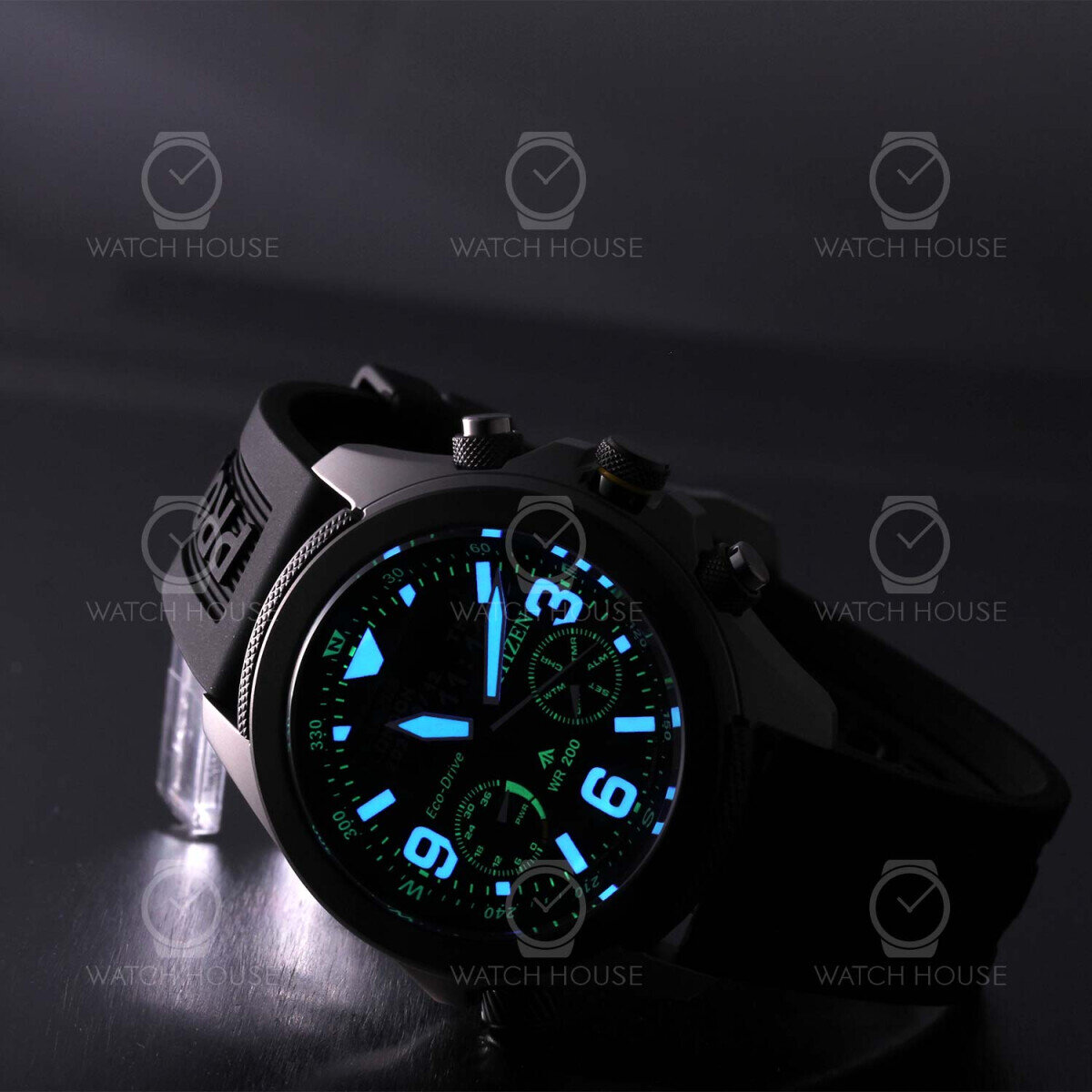 Citizen Promaster Land Combo Eco Drive Chrono JV1007-07E Schwarz