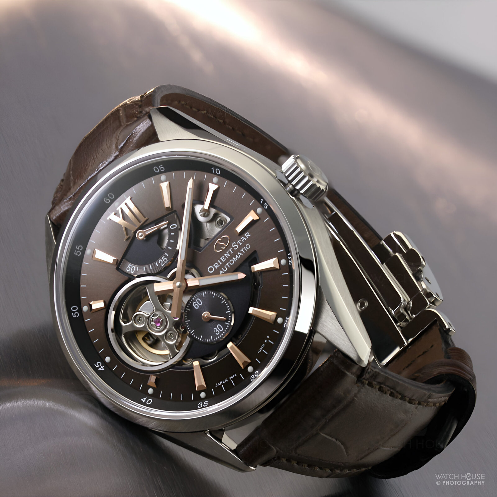 Orient Star Contemporary Skeleton Automatic RE-AV0006Y00B Brown