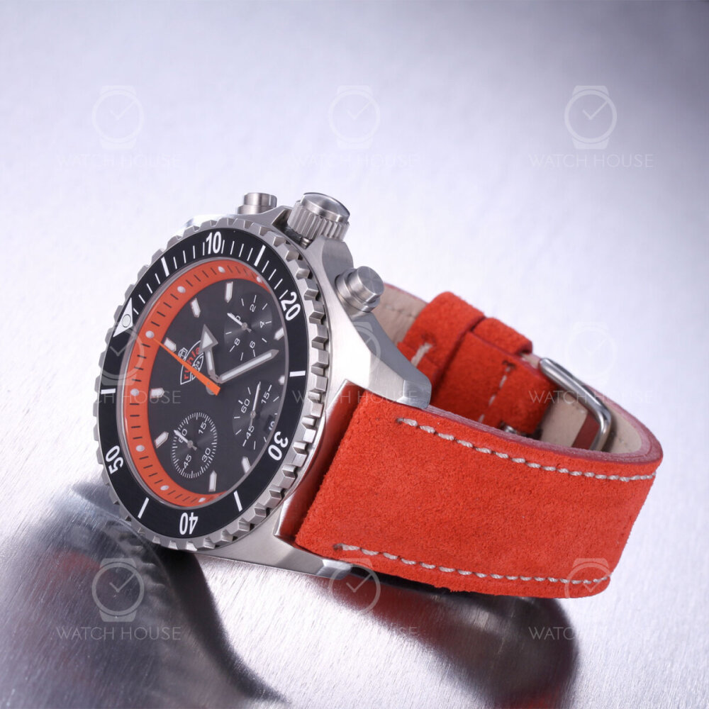 Ruhla 1929 Glasbach Cup Chronograph 4970-2 Schwarz